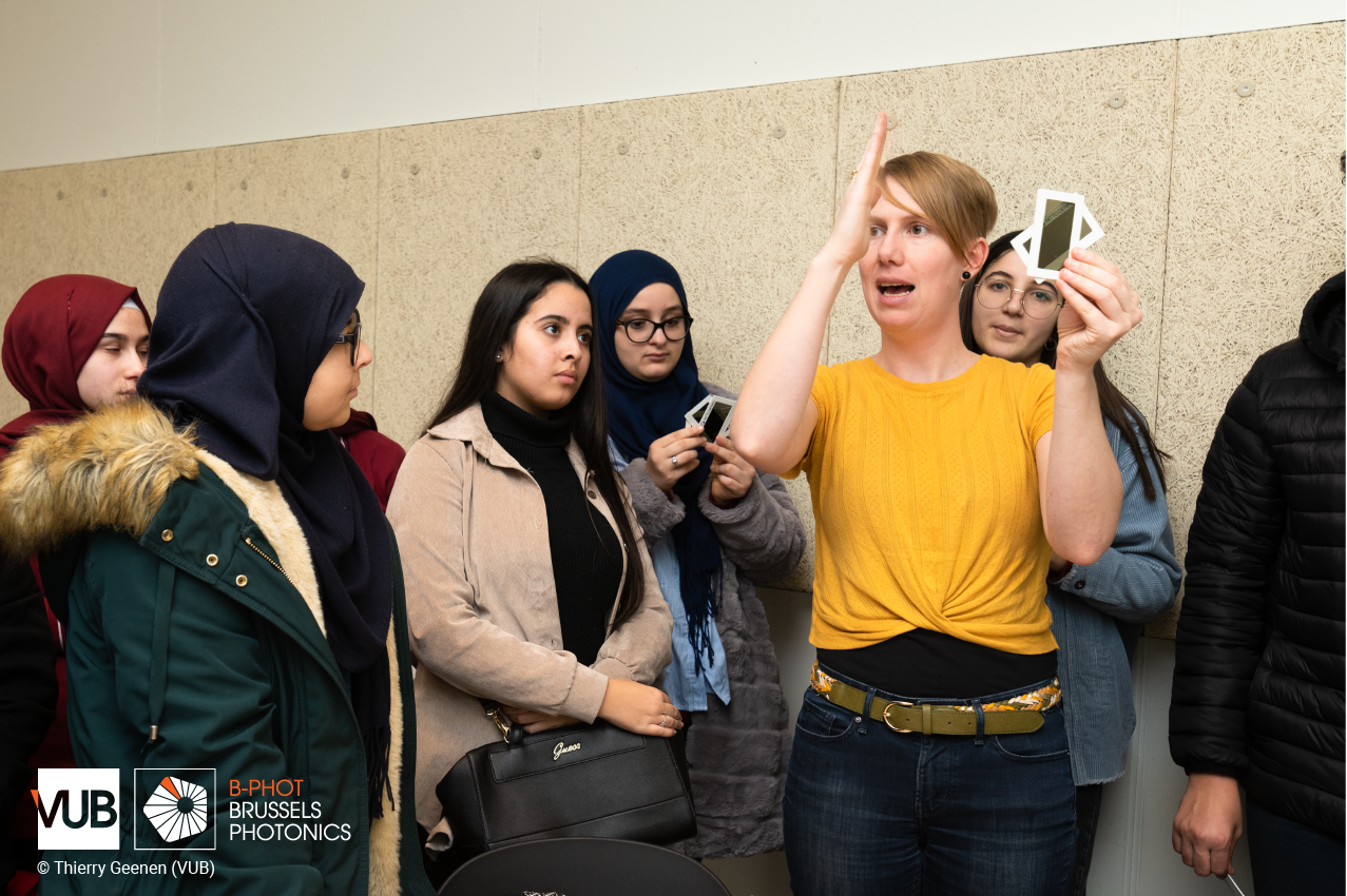 Lucerna College Anderlecht discovered photonics on… | B-Photonics