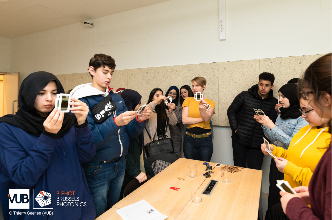 Lucerna College Anderlecht discovered photonics on… | B-Photonics